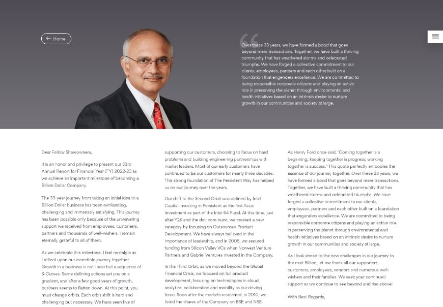 Message from the Chairman