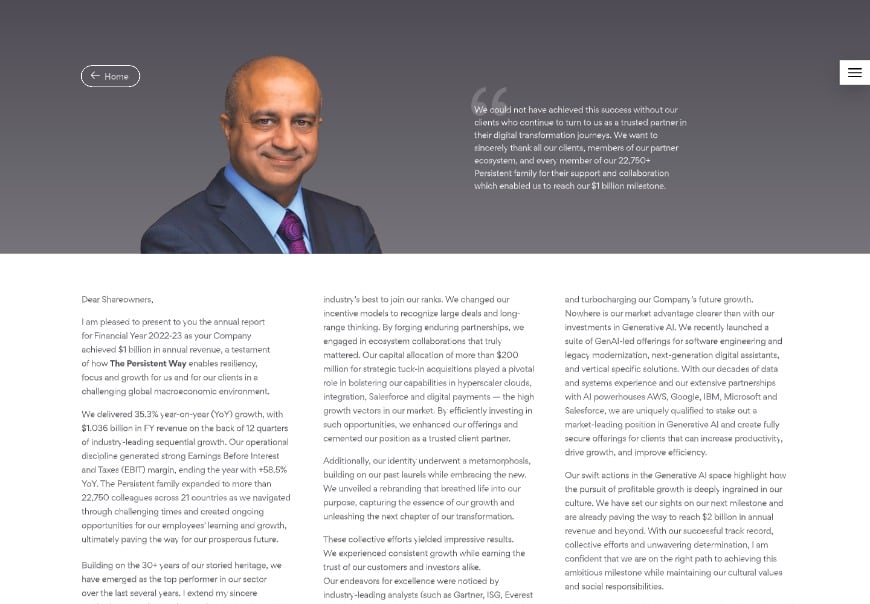 Message from the CEO