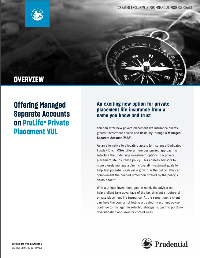 PruLife Private Placement ISG_DG_ILI181_01 Copy Prudential, Private ...