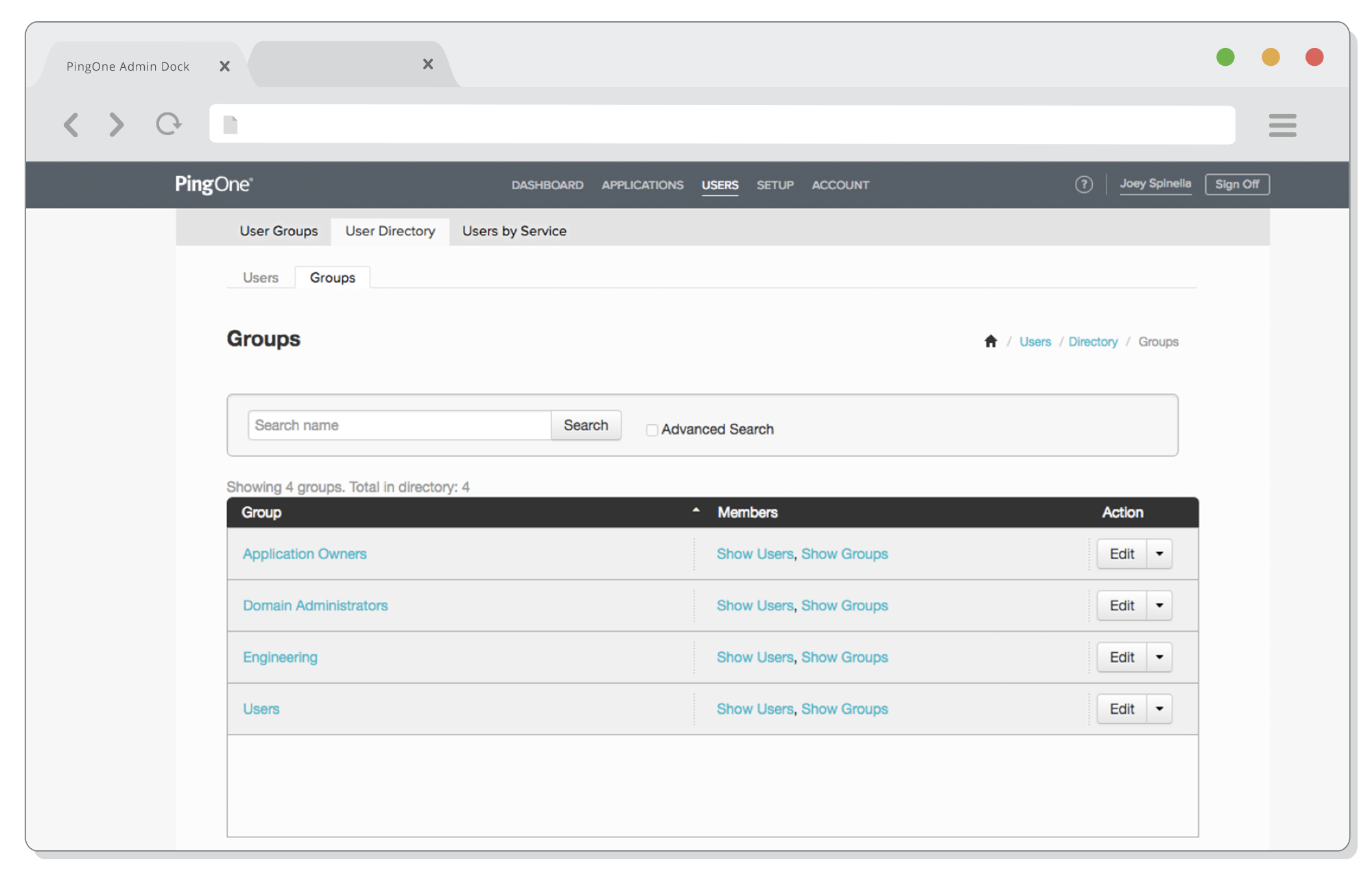 Admin Section 01 - Desktop