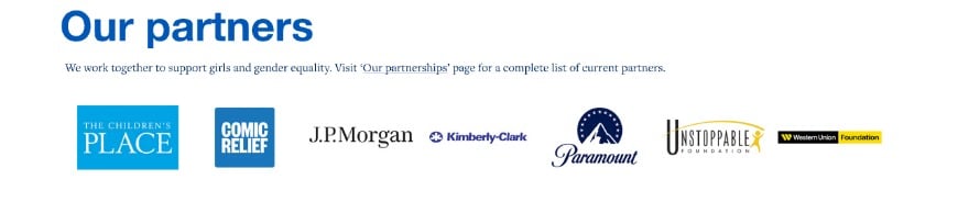 Media Kit_Our partners section