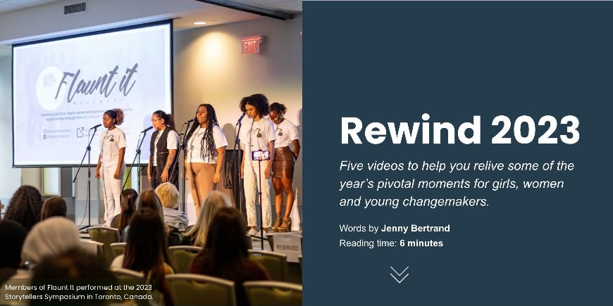 Rewind 2023 Girls and women rise to overcome challenges