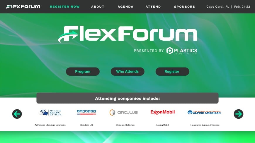 FlexForum Homepage Dive into the Future of Polyethylene Films & Flexible Plastic Packaging ...