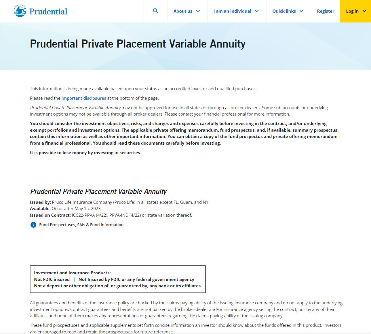 PruLife Private Placement ISG_DG_ILI181_01 Copy Prudential, Private ...