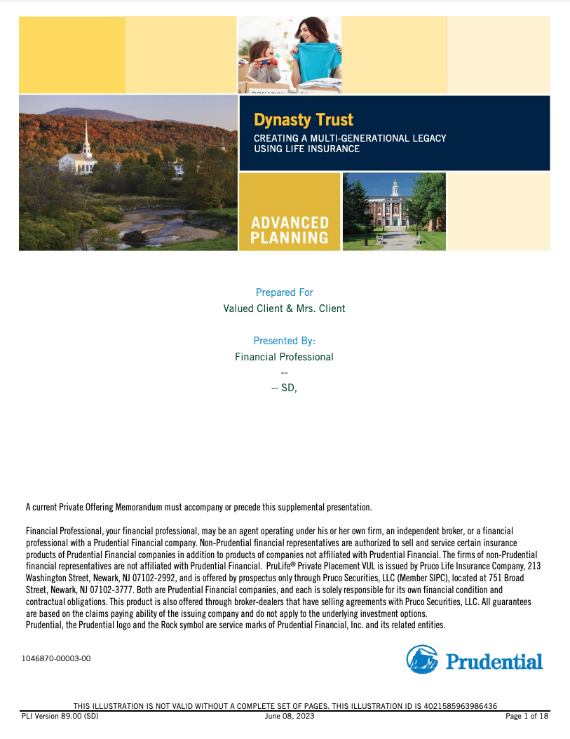 PruLife Private Placement ISG_DG_ILI181_01 Copy Prudential, Private ...