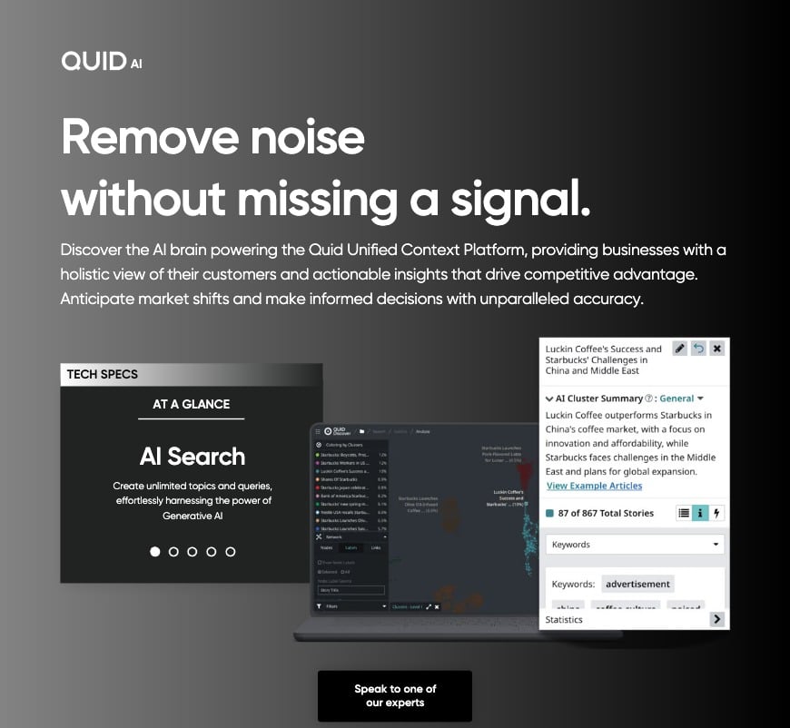 Quid AI Pro & Max - LP CTA