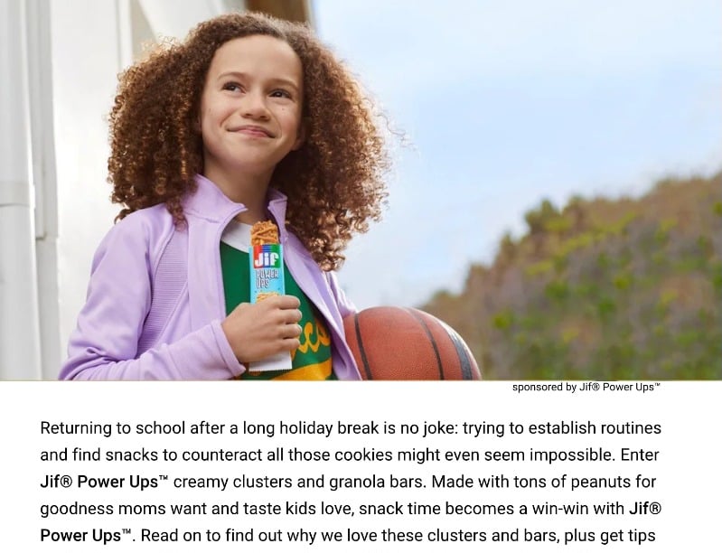 Jif Desktop Landing Page