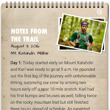 NOTES FROM THE TRAIL