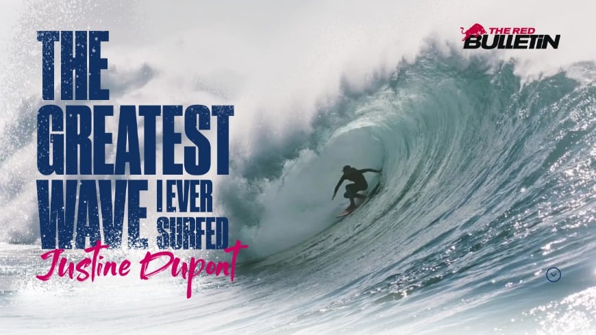 A step-by-step guide to the greatest wave Justine Dupont has ever ...