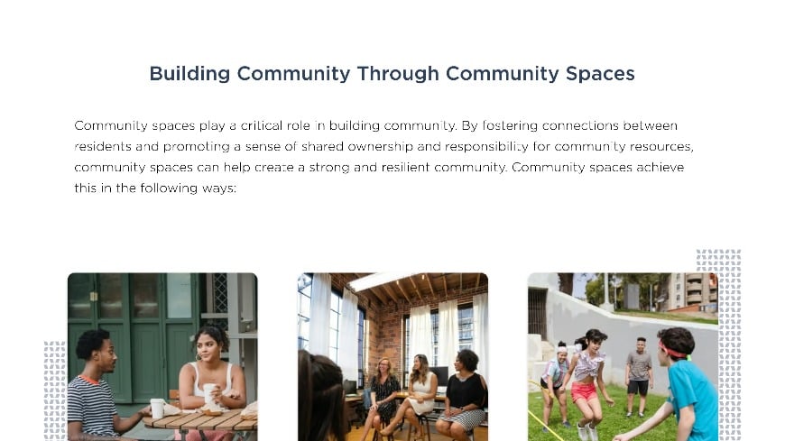 The Importance of a Community Space When Buying a Home Module 1