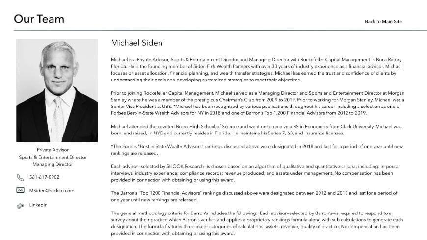 Michael Siden Bio
