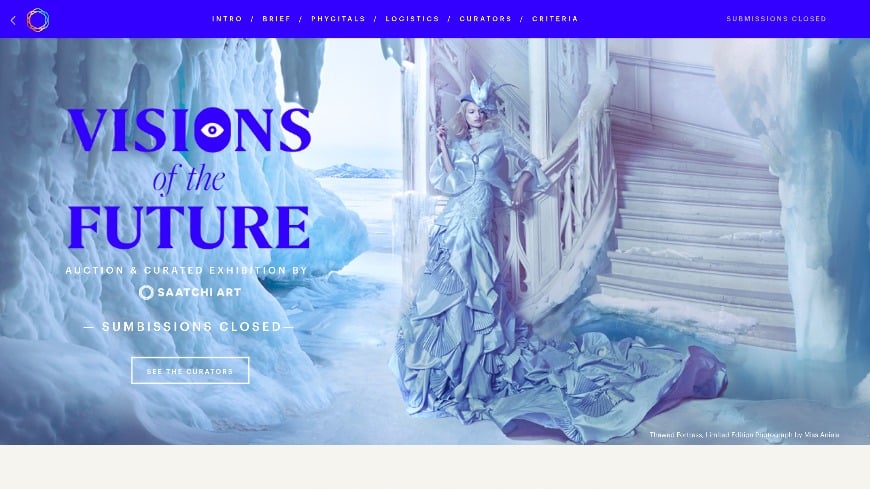 Saatchi Art NFT: Visions of the Future (Call for Artists)