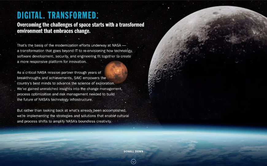 Digital Transformation at NASA with help from SAIC (3rd video) NASA ...