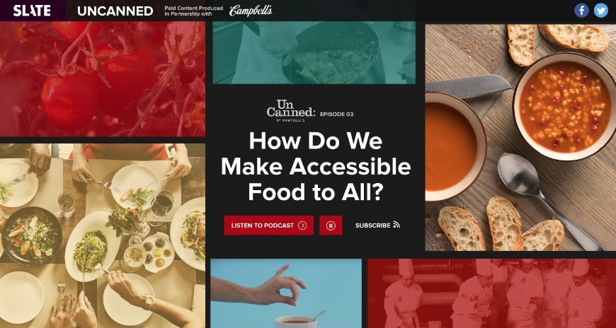 Campbells Uncanned - How Do We Make Accessible Food to All?