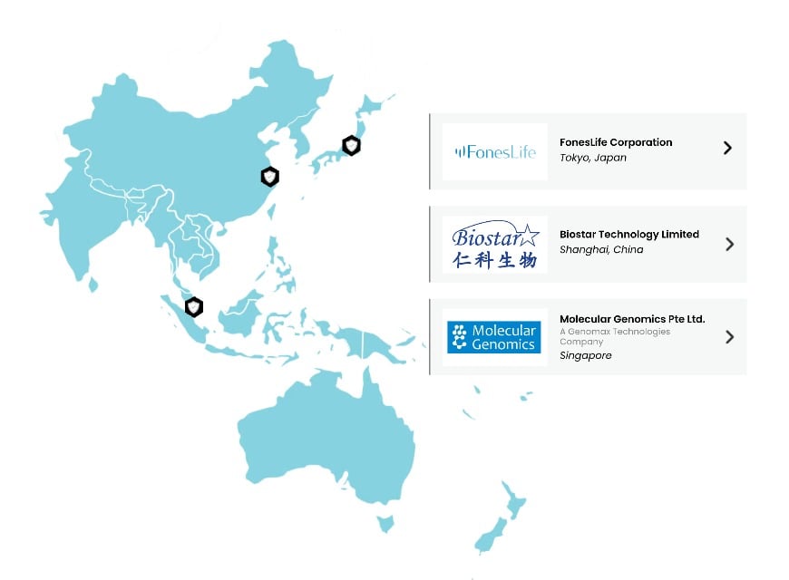 Contact Us: APAC Map