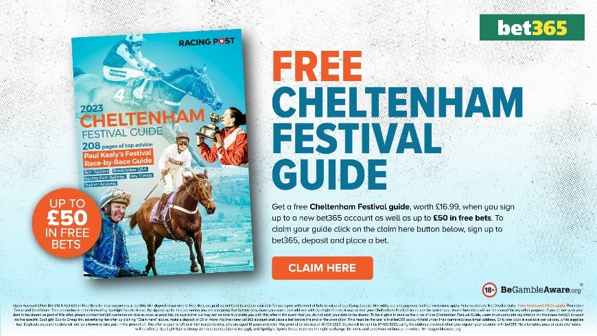 bet365 Free Cheltenham Guide 41 bet365 Free Cheltenham Guide 41