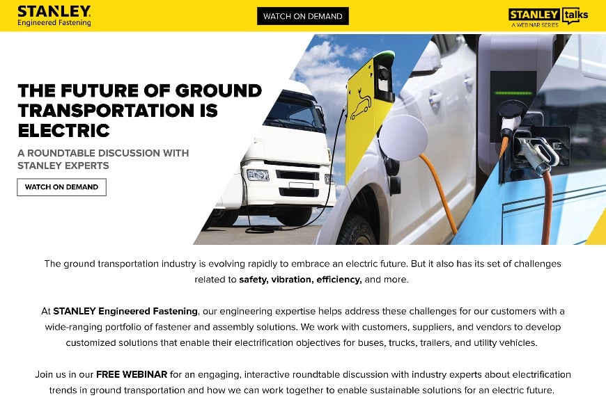 THE FUTURE OF GROUND TRANSPORTATION IS ELECTRIC