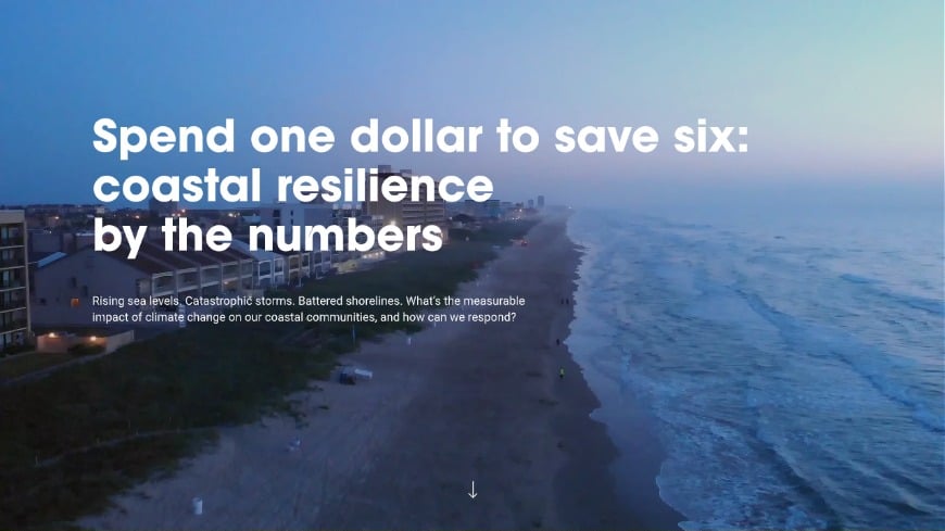 Coastal Resilience Infographic