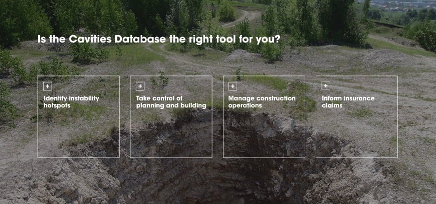 UK Cavity Database Component natural, cavity, cavities, ground ...