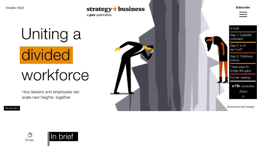 strategy+business | Uniting a divided workforce