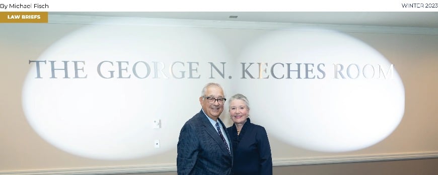Political Leaders Honor George Keches, JD ’75