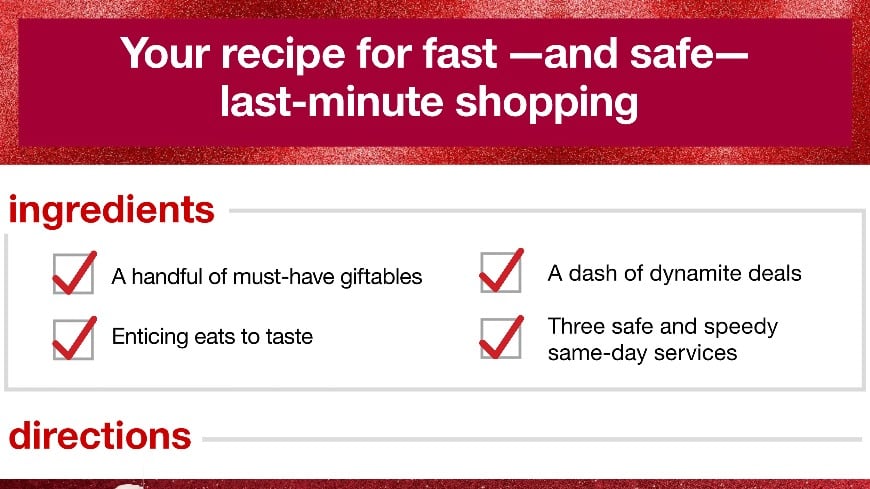 Last Minute Shopping