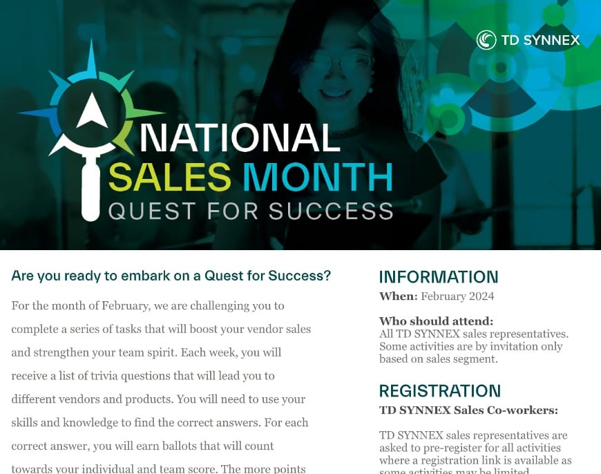 National Sales Month Landing Page 2024