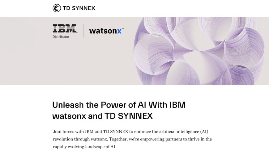 Unleash the Power of AI With IBM watsonx and TD SYNNEX