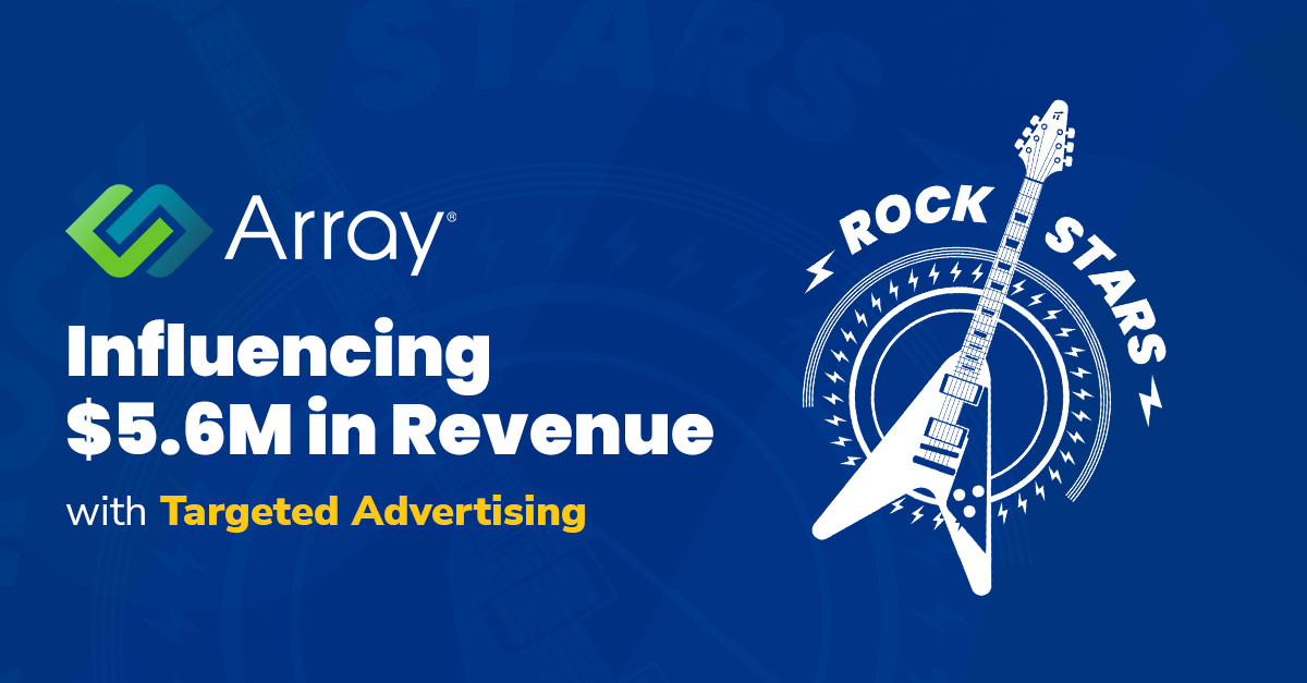 Array Influencing $5.6M in Revenue with Terminus Ads