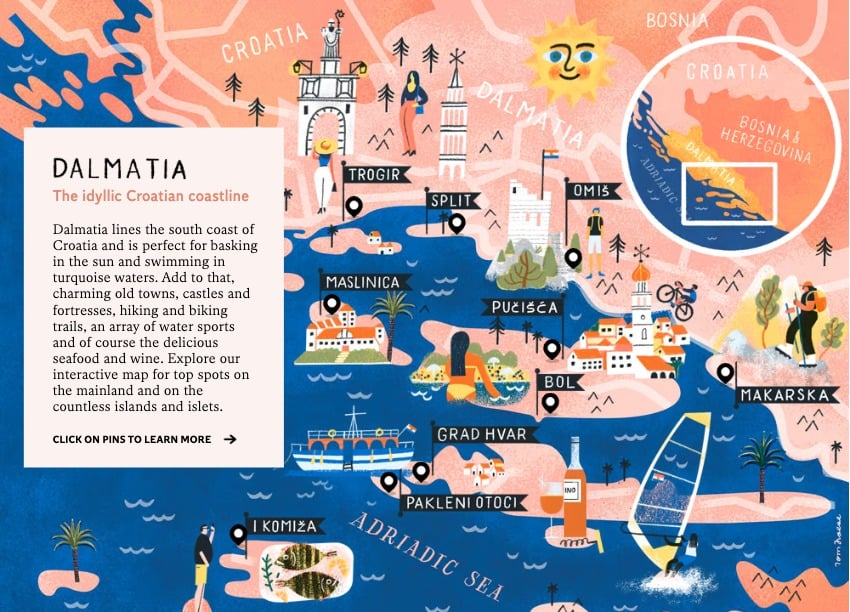 Dalmatia Map Copy