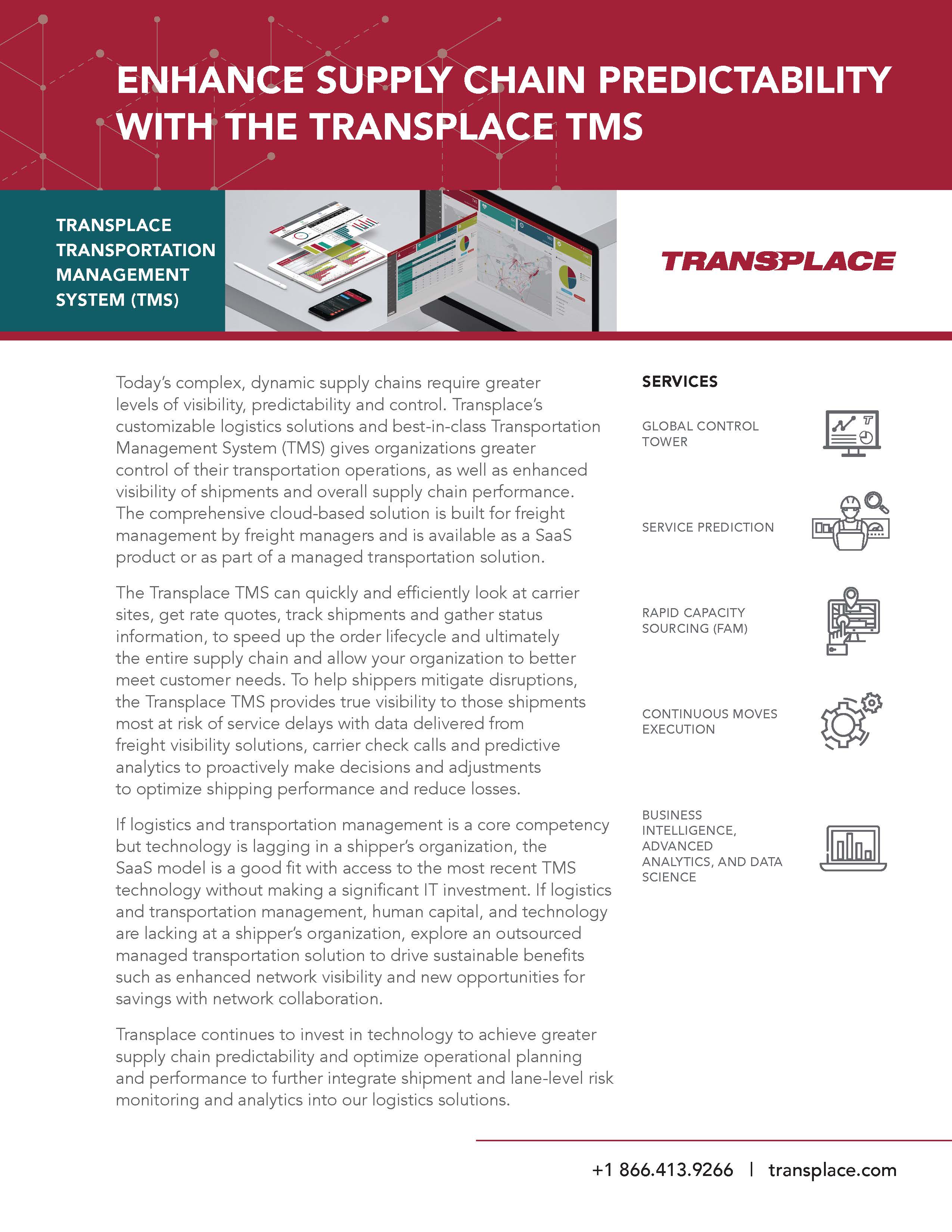 SaaS TMS Product Page