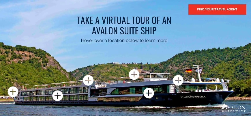Avalon Waterways - Views Ship Map