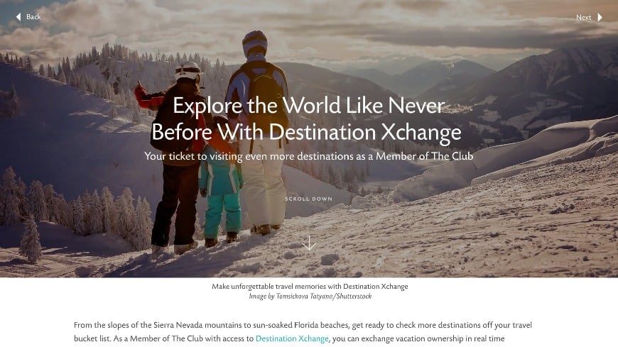 Feature 4: Destination Xchange