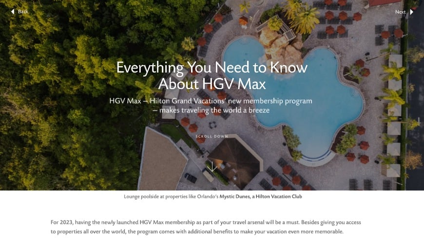 Feature 2: Education – HGV Max
