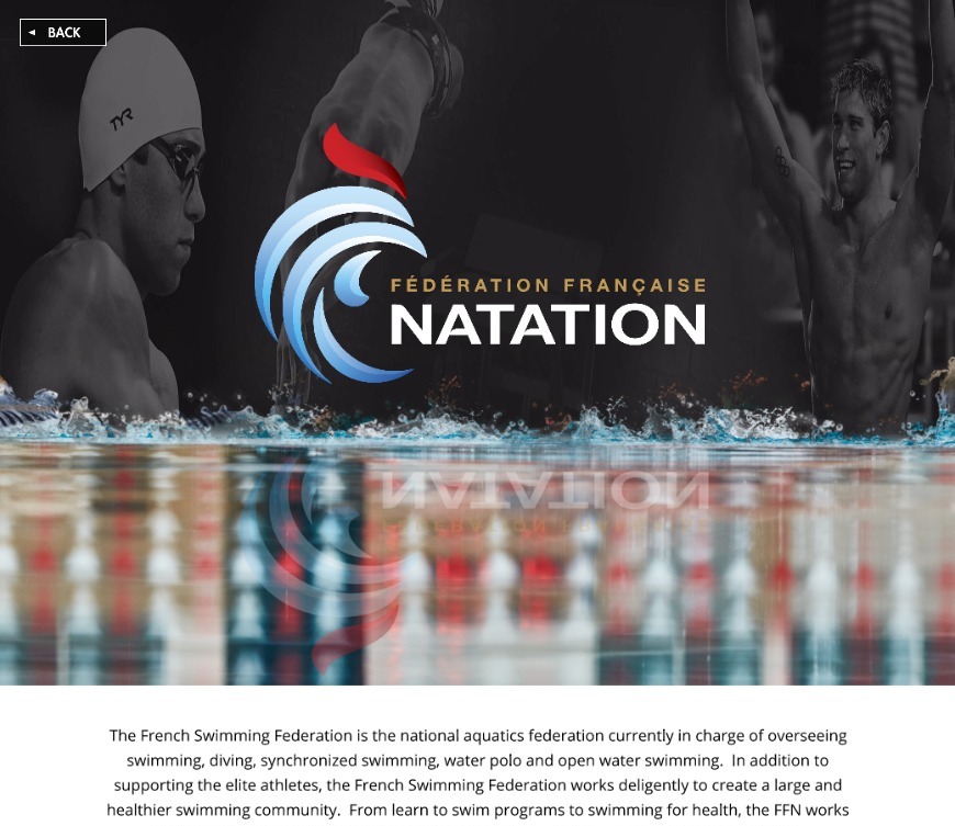 French Federation Team TYR Partner French Federation Swimming