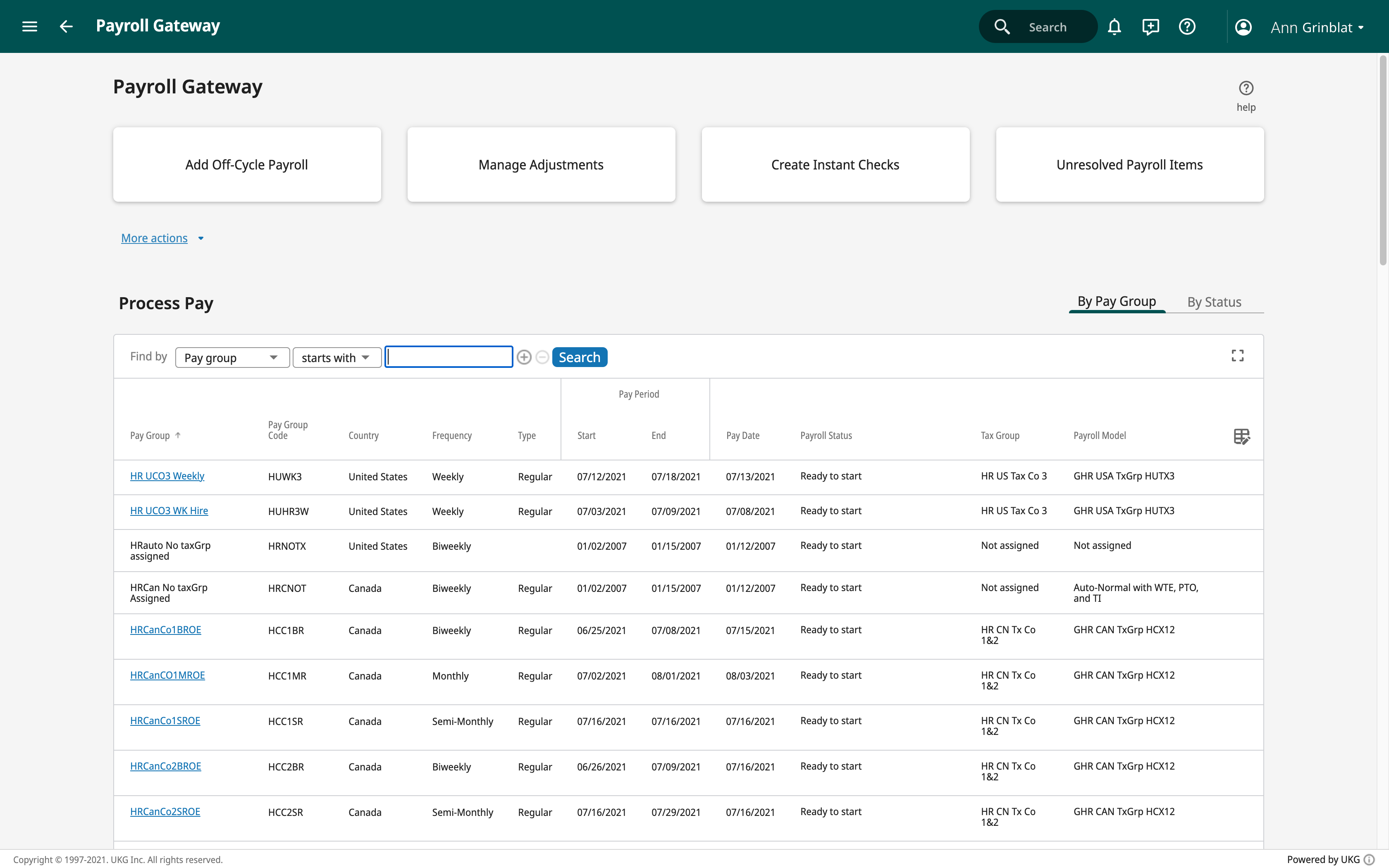 UKG Pro Smart Pay Analytics 9.28.21