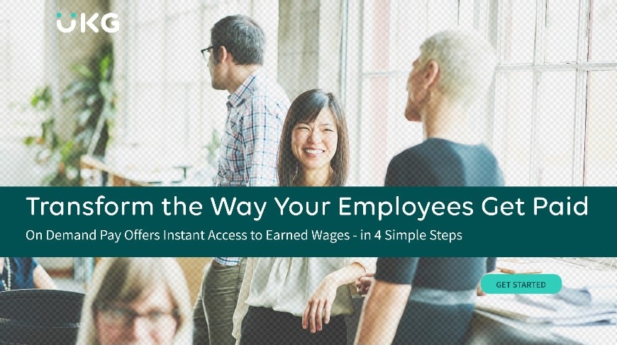 UKG Pro On Demand Pay Clickable Demo