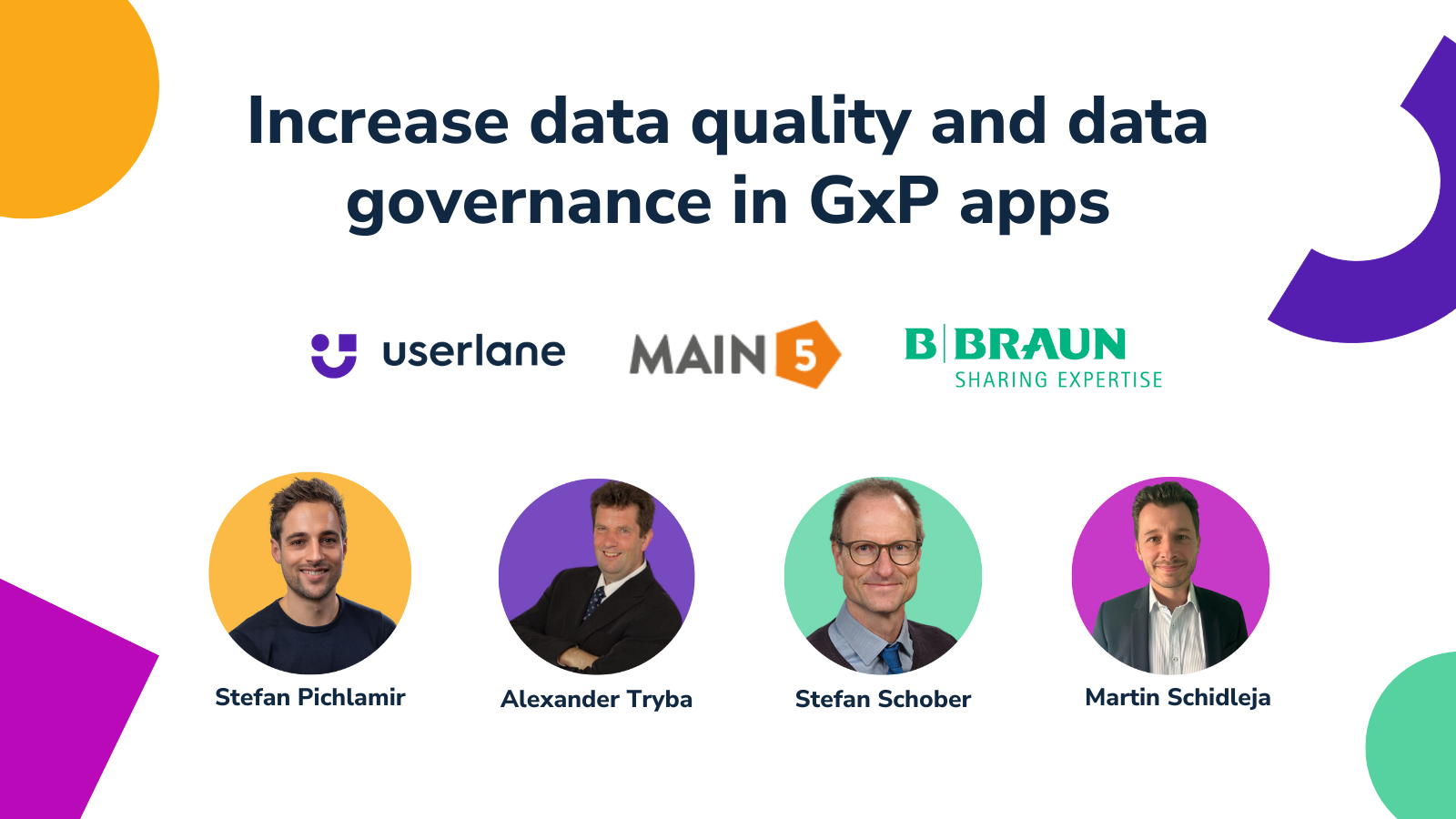 GxP applications Increase data quality and data governance in GxP ...