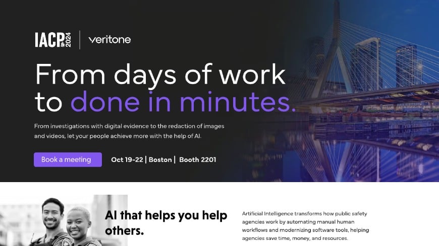 From Days of Work to Done in Minutes | Veritone at IACP 2024