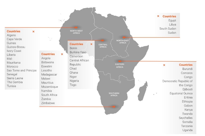 AFRICA Interactive Map