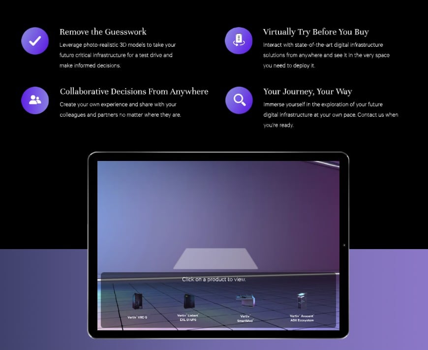 Dark Ver-XR App Page