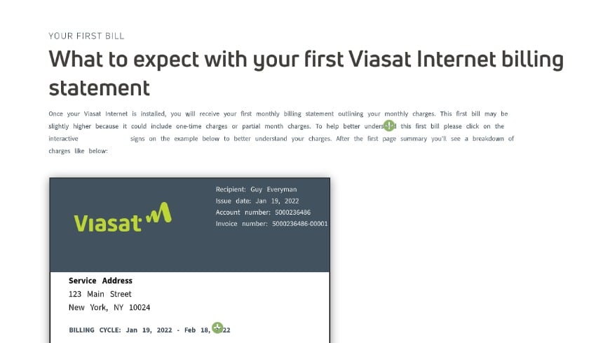 Your First Bill Copy