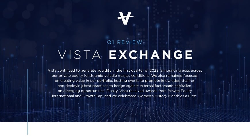 Q1 Review - Vista Exchange Vista Equity Partners, investing ...