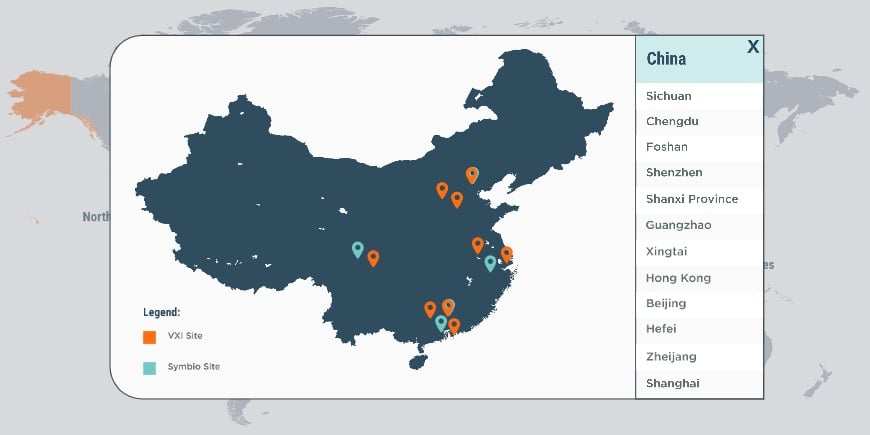 Global Map as at 03/10/18