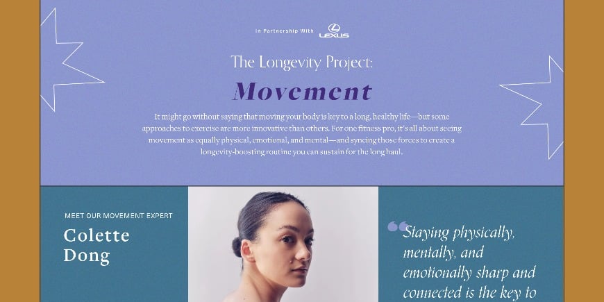 Lexus - The Longevity Project - Movement