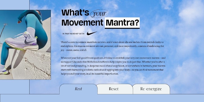 Nike - Movement Mantra - Rest
