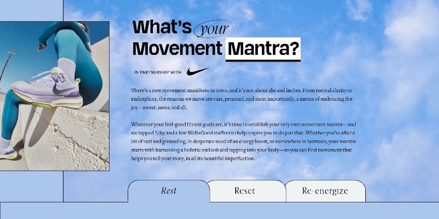 Nike - Movement Mantra - Rest