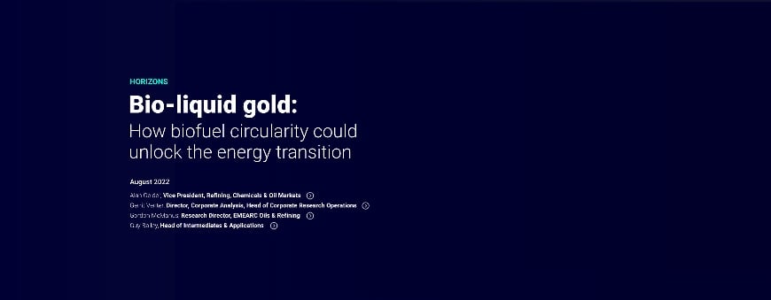 Horizon | August 2022 Bio-liquid gold: how biofuel circularity could ...