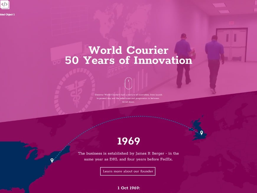 World Courier History