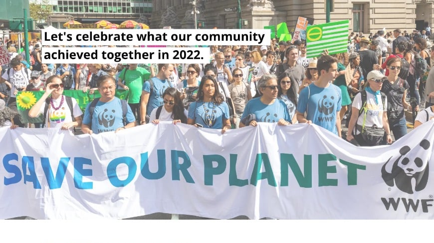 2022 2022 WWF-US Activism Highlights